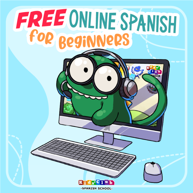 🥇 Online Spanish Classes for Children. Fun Spanish for Kids!